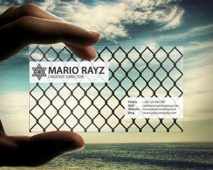 In name card trong suốt – Sử dụng giấy nhựa trong suốt trog in ấn